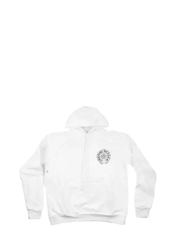 Chrome Hearts Logo Hoodie - White