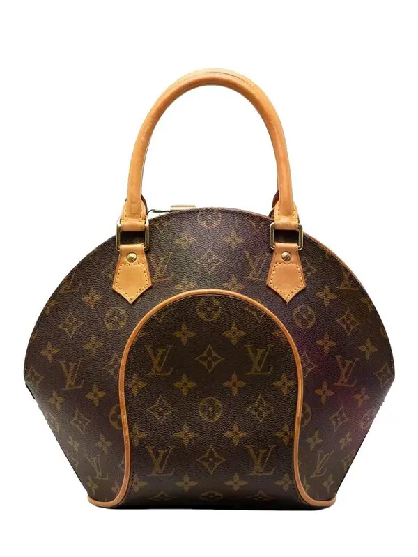 LOUIS VUITTON 1998 Monogram Ellipse Pm Handbag - Brown