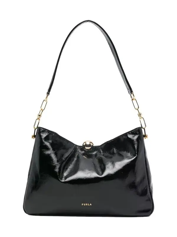 Furla Chain-link Shoulder Bag - Black