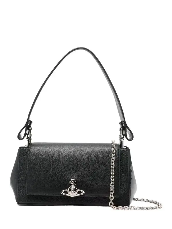 VIVIENNE WESTWOOD Medium Hazel Orb Shoulder Bag - Black