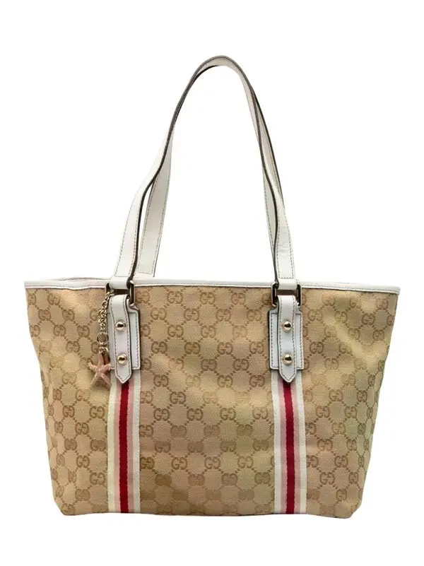 Gucci Gg Canvas Jolicoeur Tote Bag - Brown