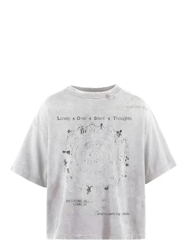 LOSTSHDWS L.o.s.t Printed T-shirt - Grey