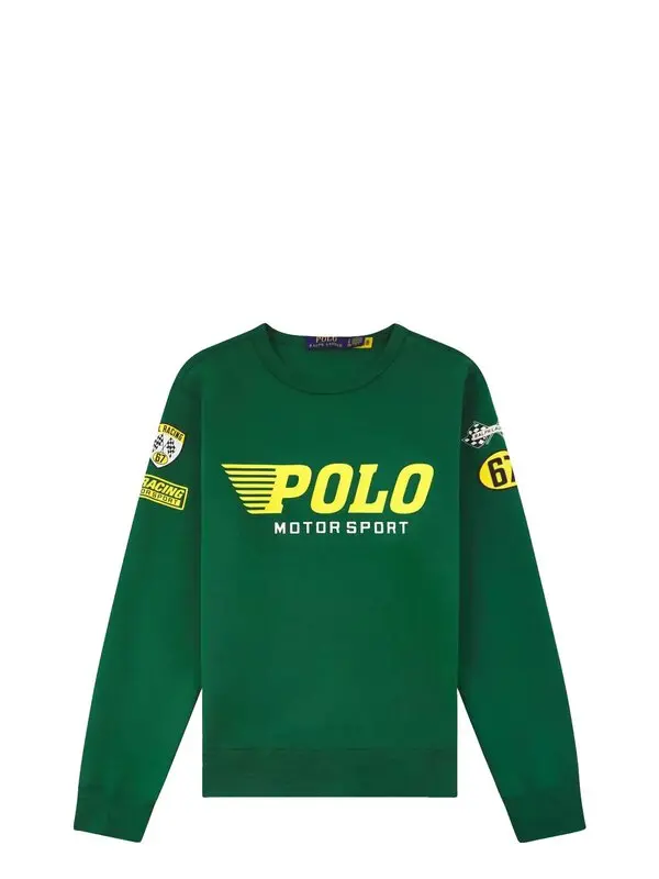 Polo Ralph Lauren Motorsport Logo-print Sweatshirt - Green
