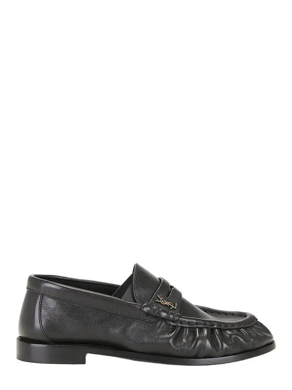 Saint Laurent Le Loafer Supple Moccasin - Nero