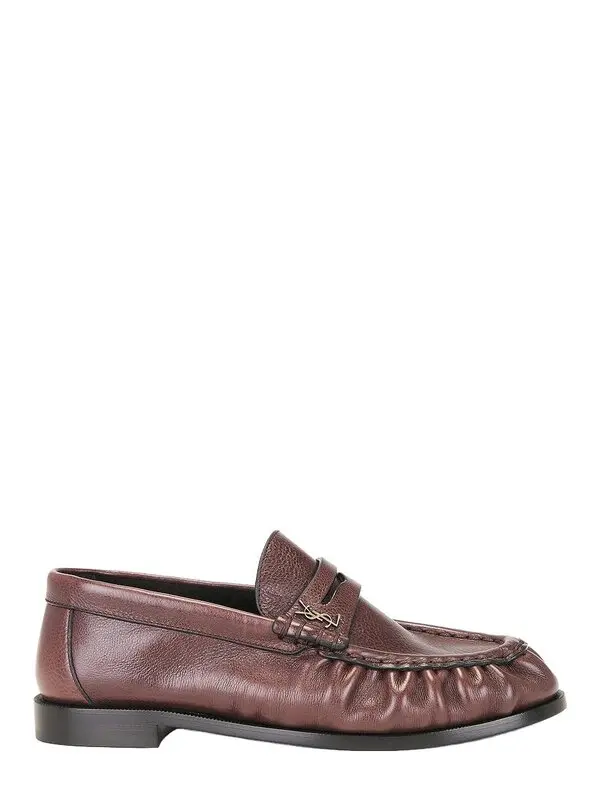 Saint Laurent Le Loafer Supple Moccasin - Paris Brown
