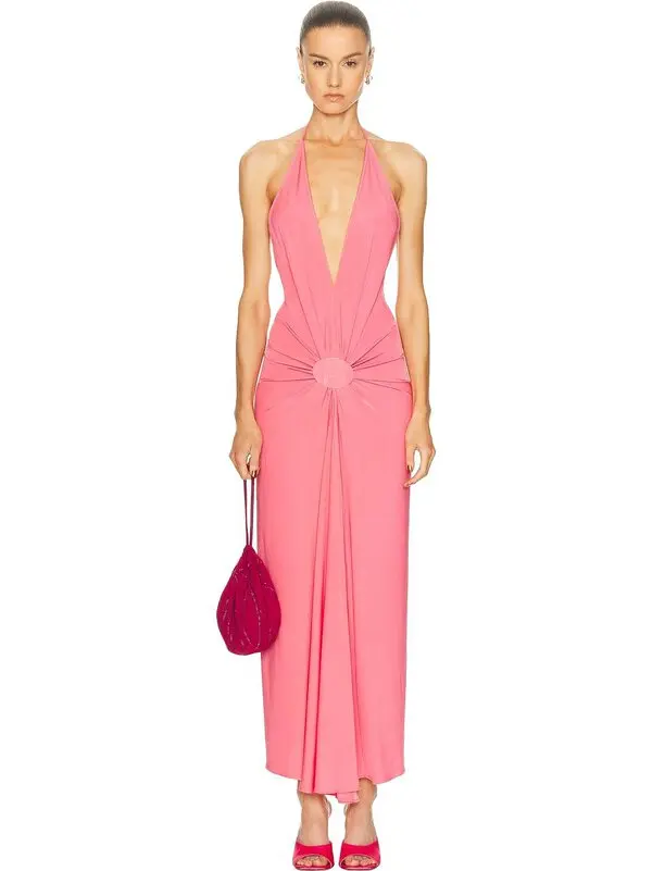 Silvia Tcherassi Veracruz Dress - Hot Pink