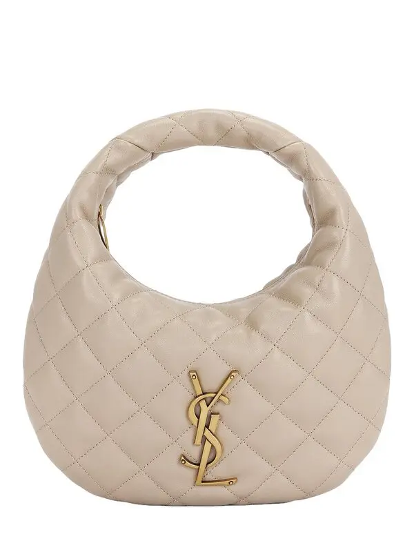 Saint Laurent Baby Icare Hobo Bag - Dark Beige