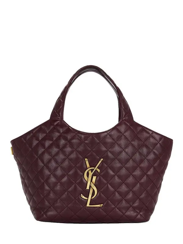 Saint Laurent Icare Tote Bag - Hot Wine