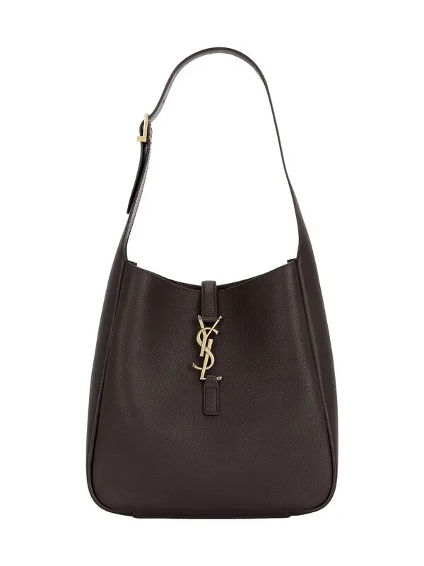 Saint Laurent Small Le 5 A 7 Supple Shoulder Bag - Dark Sweet Choco