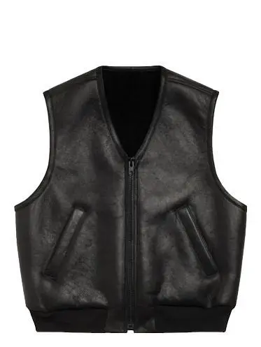 StÜssy Shearling Vest - Black