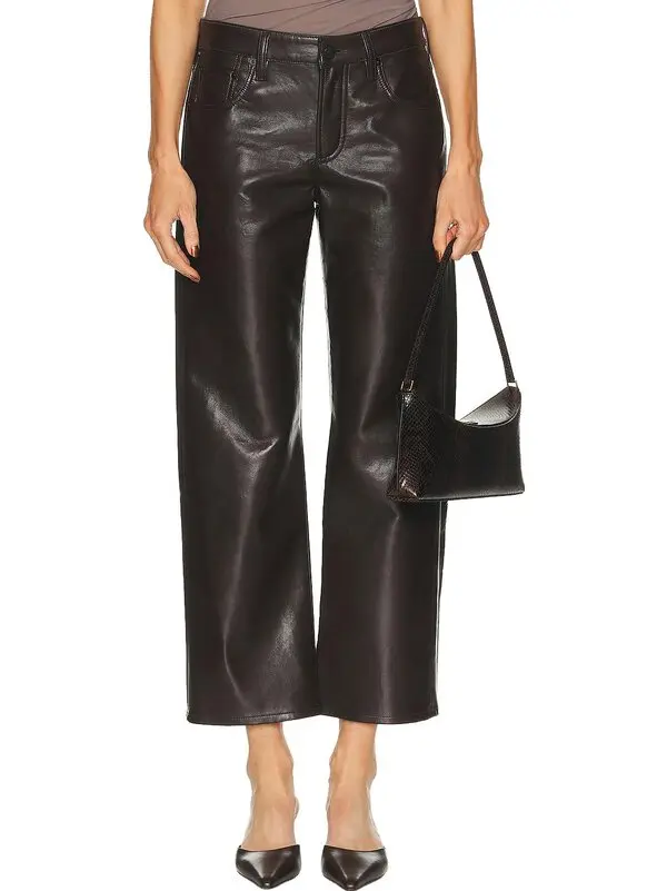 Citizens Of Humanity Faye Vintage Straight Pants - Chocolate