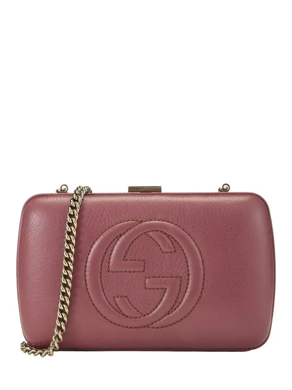 Gucci Soho Clutch - Purple