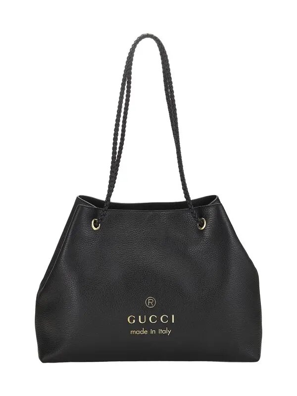 Gucci Gifford Leather Tote - Black
