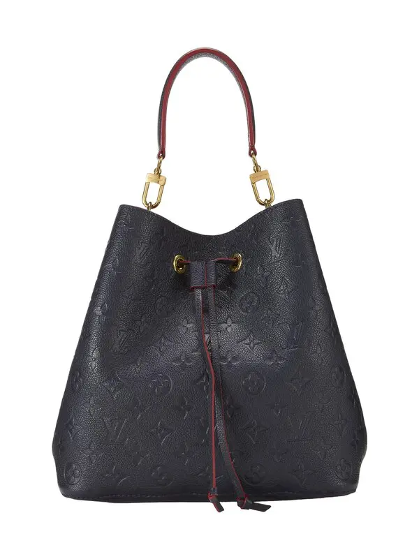 LOUIS VUITTON Monogram Empreinte Neo Noé Bucket Bag - Navy