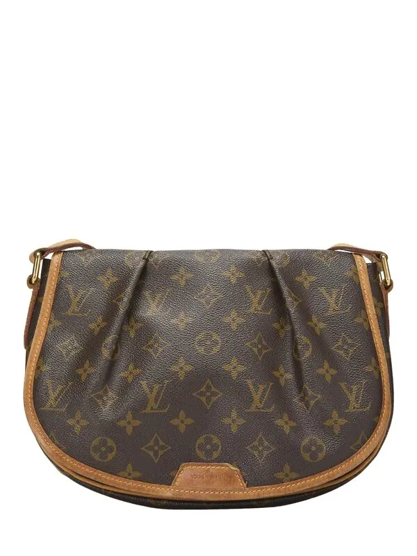 LOUIS VUITTON Monogram Menilmontant - Brown