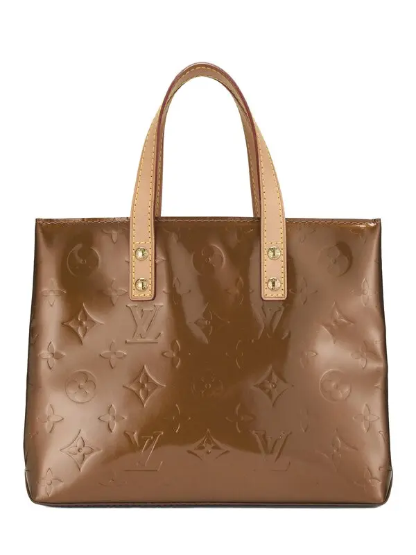 LOUIS VUITTON Monogram Vernis Reade Tote - Brown