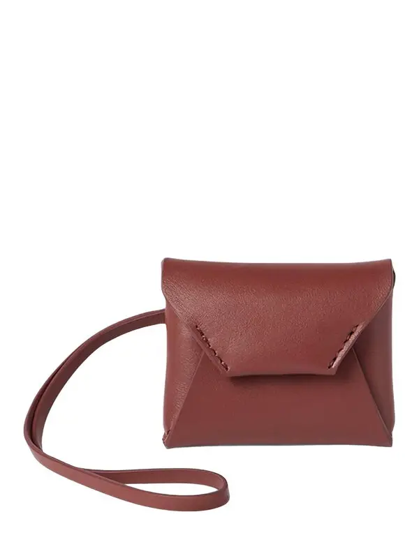 Brunello Cucinelli Leather Bag Charm - Red