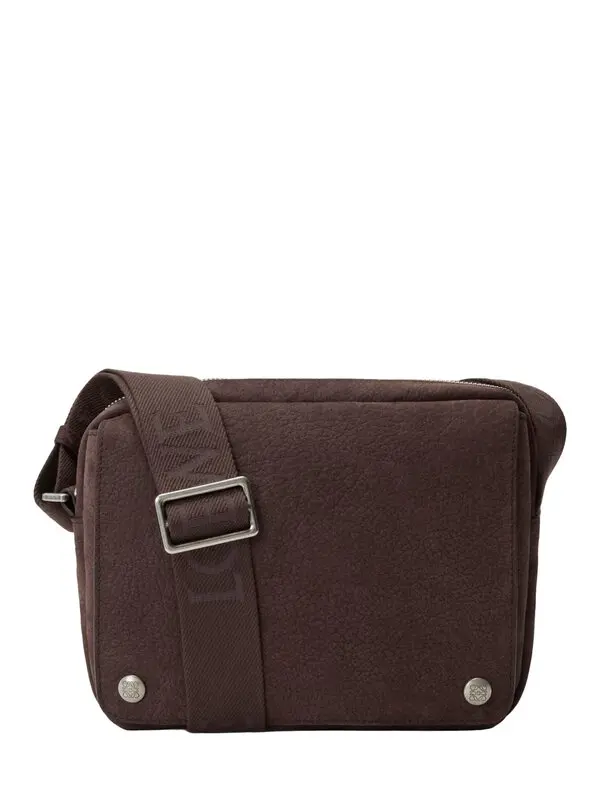 Loewe Medium Pebble Messenger Bag - Brown