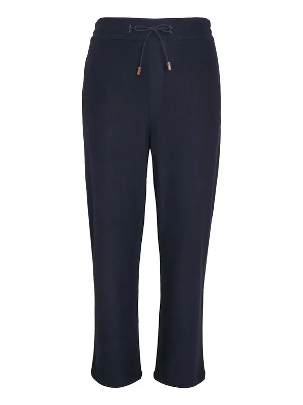 Colombo Cashmere-silk Sweatpants - Navy