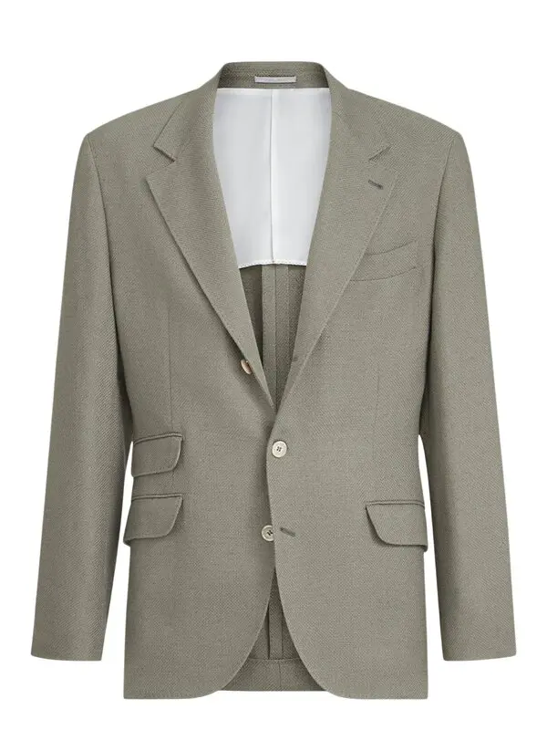 Brunello Cucinelli Deconstructed Cavallo Blazer - Brown