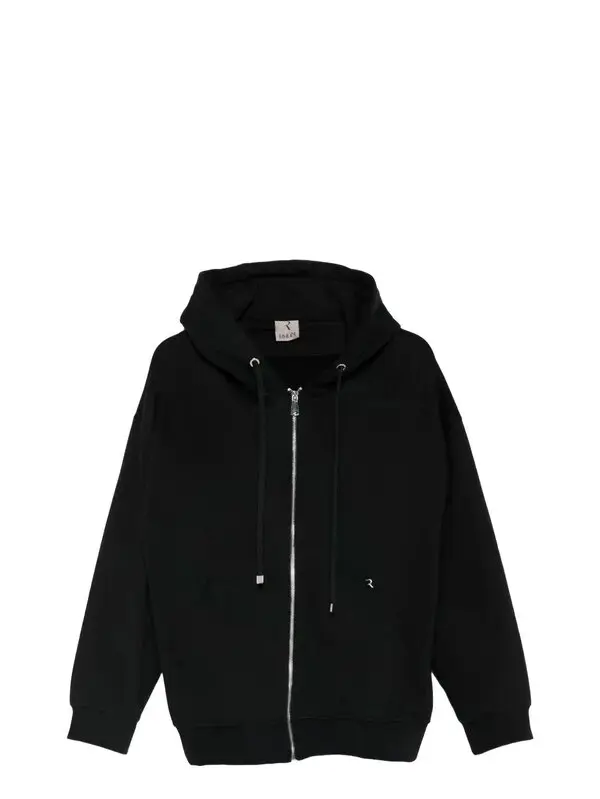 RHUN Zip-fastening Hoodie - Black