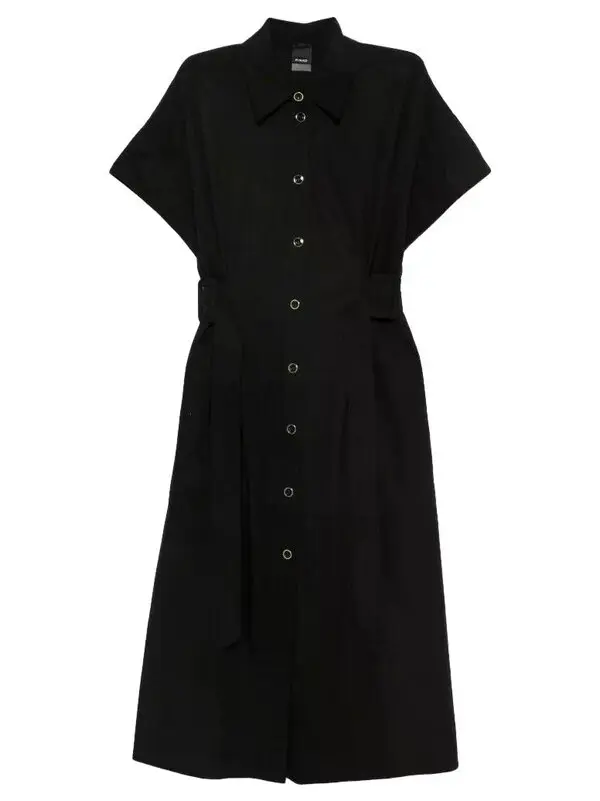 Pinko Alesha Midi Dress - Black