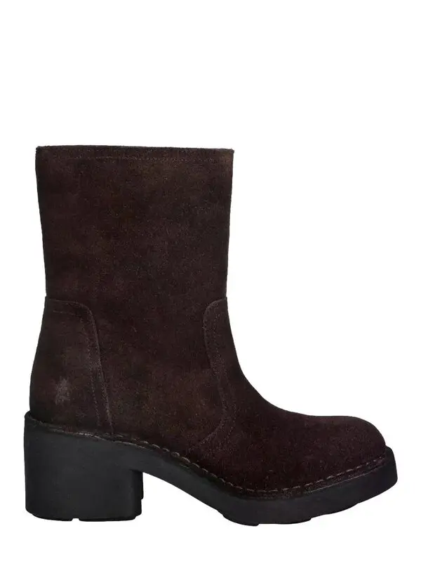 Fly London Block-heel Ankle Boots - Brown