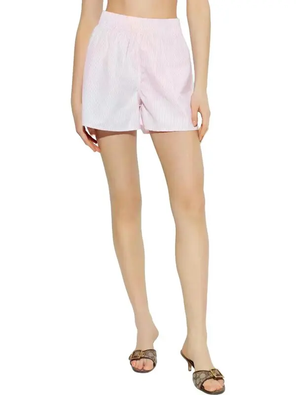 PARAMIDONNA Striped Shorts - Pink