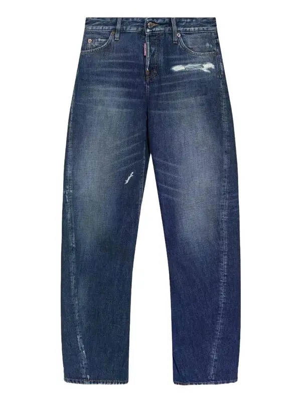 Dsquared2 Distressed Trousers - Blue
