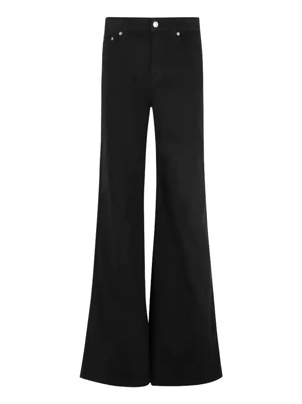 DEPARTMENT 5 Five-pocket Flared Trousers - Black