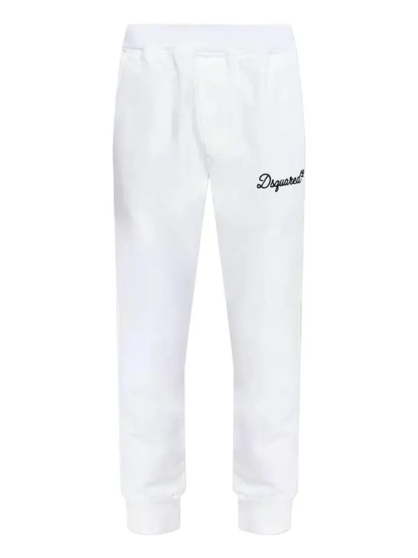 Dsquared2 Embroidered Track Pants - White