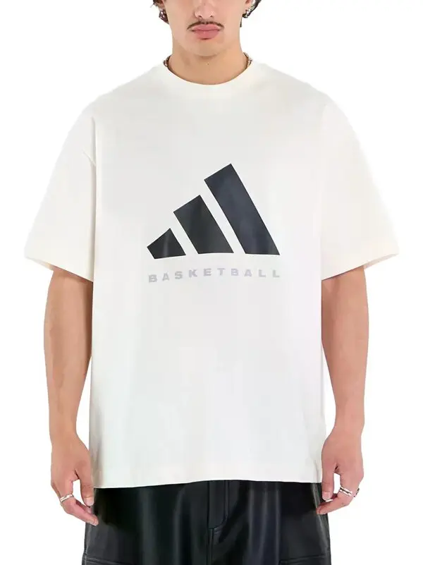 Adidas Logo-print T-shirt - White