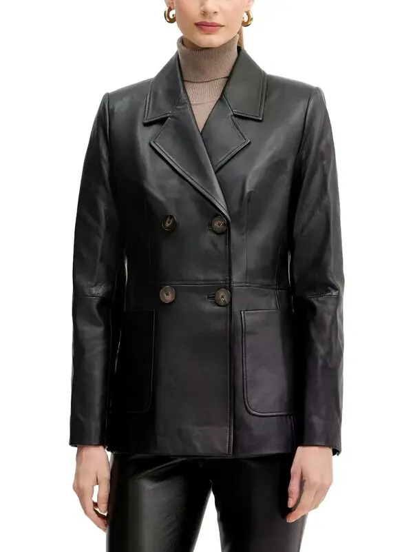 Luisa Spagnoli Supernova Double-breasted Blazer - Black