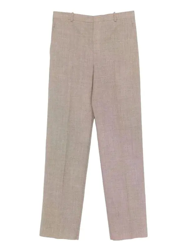 Saint Laurent Straight Trousers - Neutrals