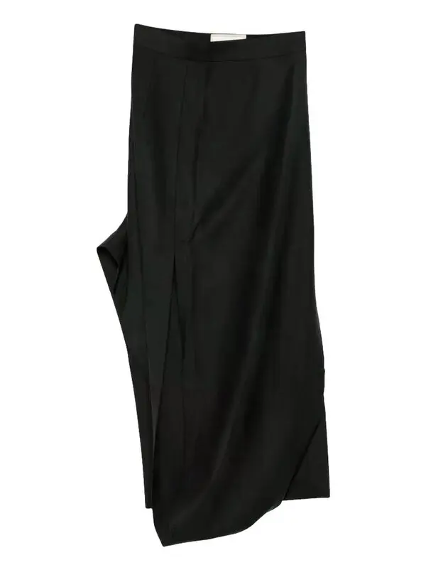 LITKOVSKA Slit Midi Skirt - Black