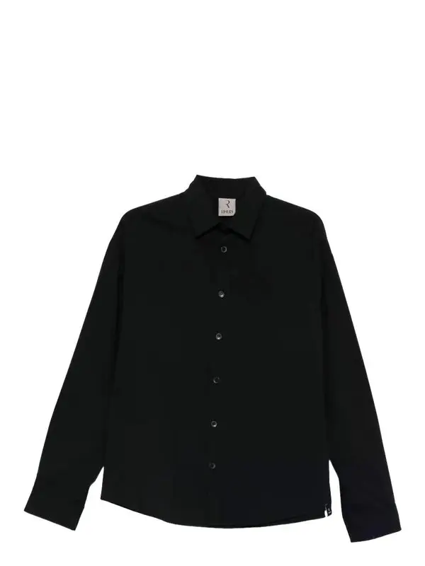 RHUN Long-sleeve Pocket Shirt - Black