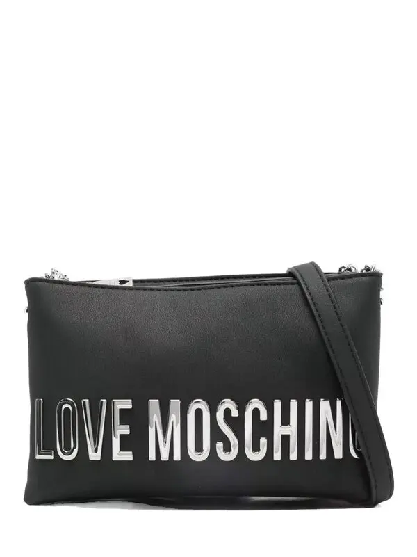 Moschino Logo Crossbody Bag - Black