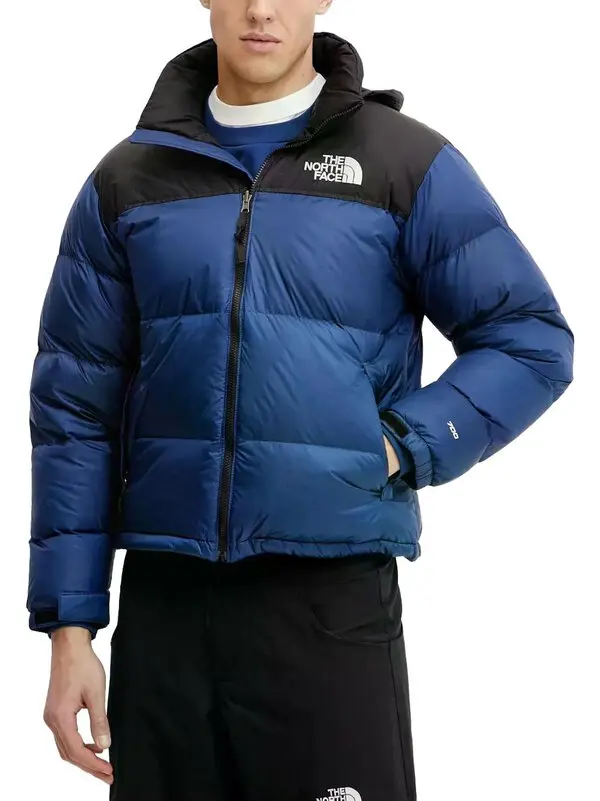 The North Face 1996 Retro Nuptse Hooded Puffer Jacket - Blue