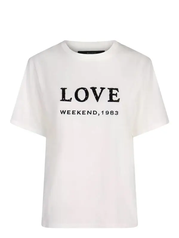 Max Mara Cotton T-shirt - White
