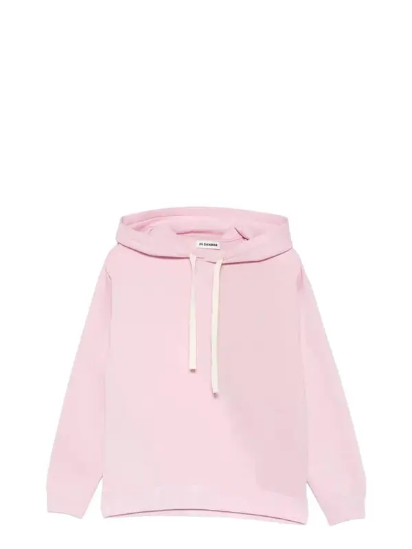 JIL SANDER Drawstring Hoodie - Pink