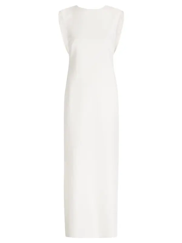 ARMARIUM Mina Crepe Midi Dress - White