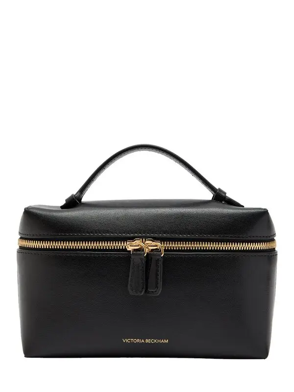 Victoria Beckham Vanity Leather Cross-body Bag - Black