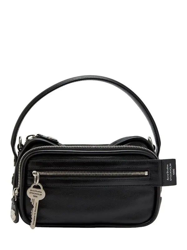 Acne Studios Camero Kit Grained Leather Cross-body Bag - Black