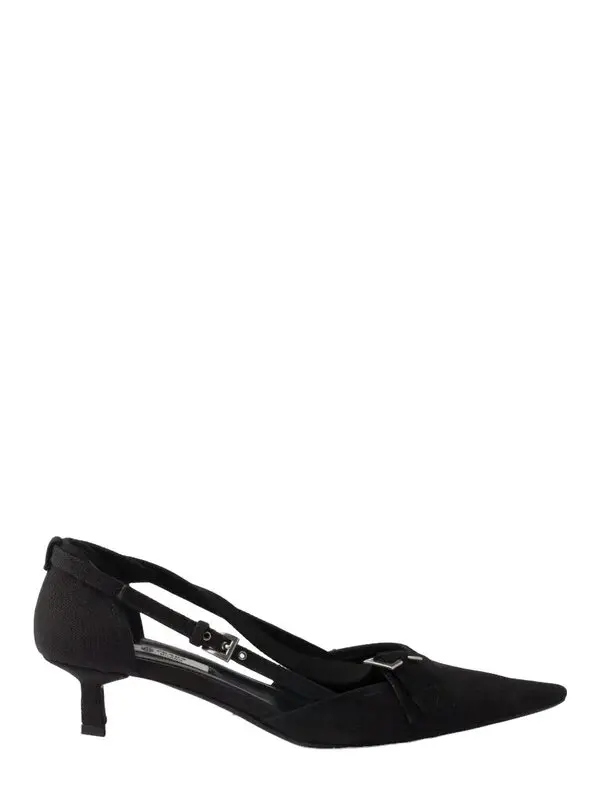Prada Canvas Pumps - Black