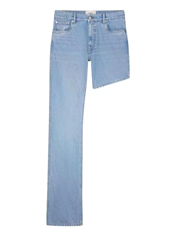 Coperni One-leg Boyfriend Asymmetric Jeans - Blue