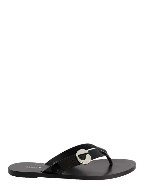 Coperni Logo Strap Sandals - Black