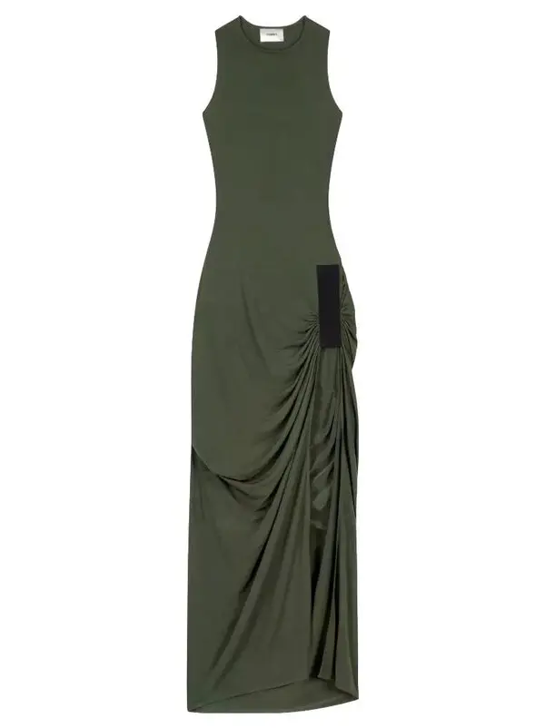 Coperni Taped Suspended Maxi Dress - Green
