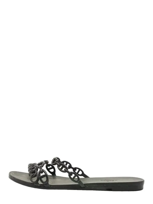 Hermès Chaine D'ancre Rivage Sandals - Black