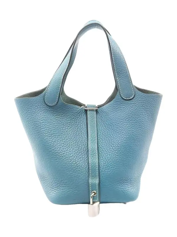 Hermès 19 Picotin Lock Tote - Blue
