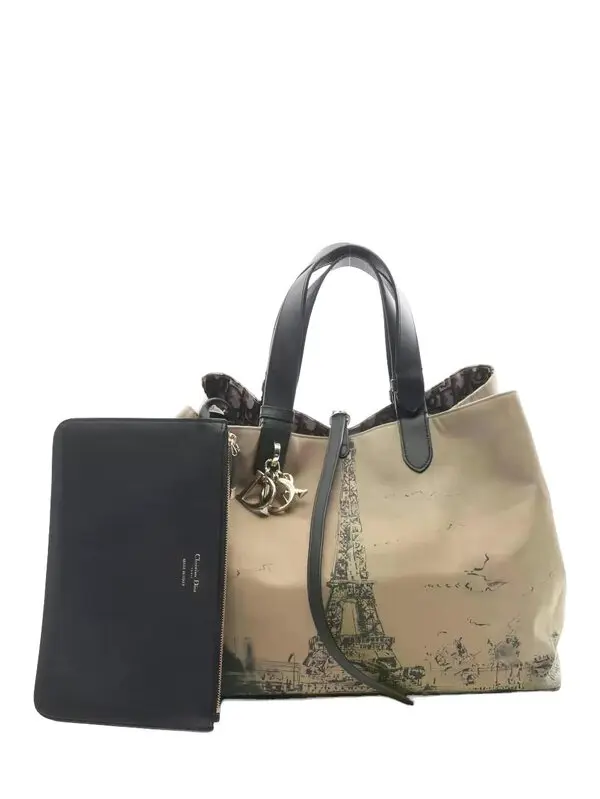 Dior Large Oblique Tote Bag - Neutrals